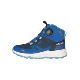 Trollkids Wanderschuhe "Trollfjord Mid XT" in Blau - 42% | Gr&ouml;&szlig;e 33 | Kinder-outdoor-sport-schuhe