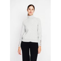 William de Faye Rollkragenpullover in Hellgrau - 72% | Gr&ouml;&szlig;e 40 | Damen-pullover-cardigans