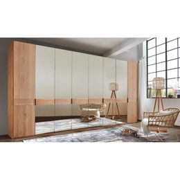 Wiemann Kleiderschrank &raquo;Cardiff, Massivholzt&uuml;ren in Kombination mit Glas- oder Spiegelt&uuml;ren&laquo; 4 Breiten, 2 H&ouml;hen 216/236cm ausw&auml;hlbar, hochwertiges 