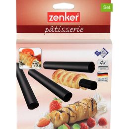 Zenker 4er-Set: Schaumrollen "Patisserie" in Schwarz - (L)13 x &Oslash; 2 cm - 15% | Kuechenhelfer