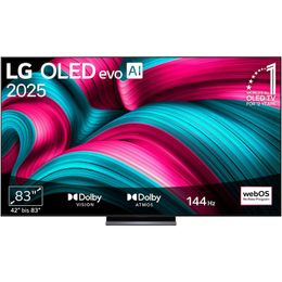 LG OLED-Fernseher &raquo;OLED83C5ELA&laquo; 210 cm/83 Smart-TV grau ALLM, QMS), 3x USB 2.0, LAN, Wi-Fi 6, Bluetooth v 5.3; NVIDIA G-SYNC, AMD FreeSync , HGiG-