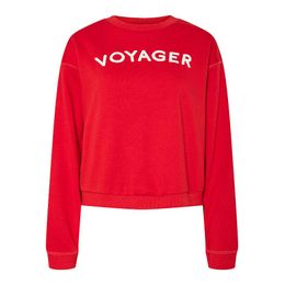 Pieces Sweatshirt "Foya" in Rot - 42% | Gr&ouml;&szlig;e M | Damen-sweatshirts-jacken