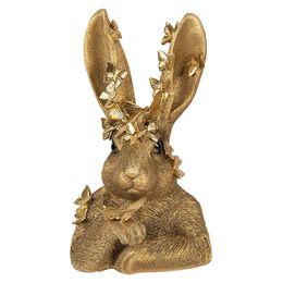Clayre&Eef Dekofigur ''Kaninchen'' in Gold - (B)21 x (H)34 x (T)20 cm - 53% | Dekofiguren