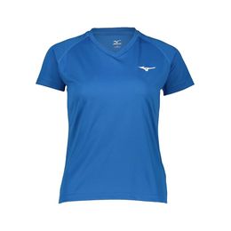 Mizuno Funktionsshirt "Drylite" in Blau - 56% | Gr&ouml;&szlig;e XS | Damen-outdoor-tops-shirts