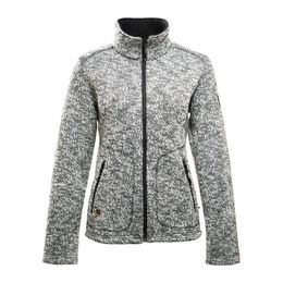 DEPROC Active Damen DEPROC Active Strickfleecejacke &raquo;WILLMORE MELANGE WOMEN&laquo; in edler Optik grau 50 (XL)