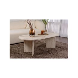 Evila Couchtisch ''Sable'' in Beige - (B)119 x (H)39,8 x (T)60 cm - 75% | Tische