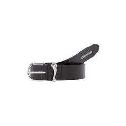 Calvin Klein Damen Lederg&uuml;rtel &raquo;CK MUST ORGANIC LOOP BELT 25MM&laquo; im schlichten Design schwarz