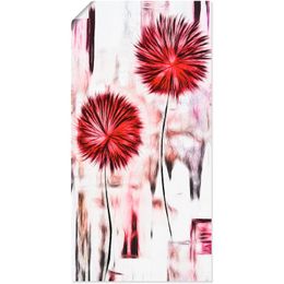 Artland Wandbild &raquo;Blumen&laquo; Blumen 1 Stk. tlg. als Leinwandbild, Poster in verschied. Gr&ouml;&szlig;en rot