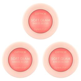 Catrice Damen Rouge &raquo;Soft Glam Baked Blush&laquo; Lichtreflektierende Perlen f&uuml;r eine nat&uuml;rliche Ausstrahlung rosa