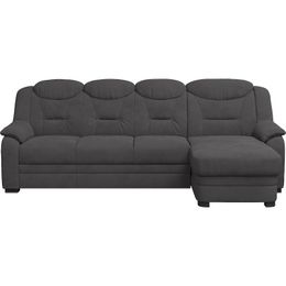 COTTA Ecksofa &raquo;Marcus L-Form&laquo; wahlweise mit Bettfunktion grau 100% Polyester