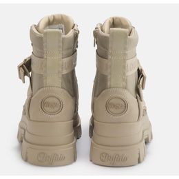 Buffalo Damen Winterboots &raquo;Aspha Com1 Vegan&laquo; Schn&uuml;rstiefelette, Plateauboots mit Innen-Rei&szlig;verschluss 41