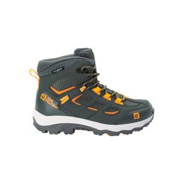 Jack Wolfskin Jungen Wanderschuh &raquo;VOJO TEXAPORE MID K&laquo; gr&uuml;n UK2-EU34, Normalschaft