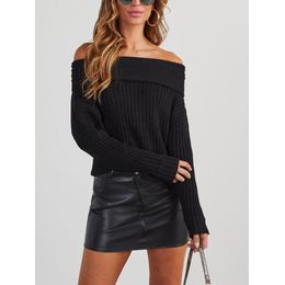 LA Angels Pullover in Schwarz - 64% | Gr&ouml;&szlig;e S | Damen-pullover-cardigans