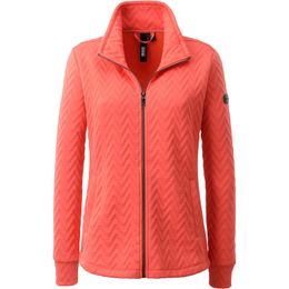 Lpo Damen LPO Fleecejacke &raquo;CAMBLY IV NEW WOMEN&laquo; mit Teddy-Fleece, auch in Gro&szlig;en Gr&ouml;&szlig;en erh&auml;ltlich rot 36 (S)