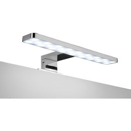 ADOB Aufbauleuchte &raquo;Spiegelleuchte&laquo; Tageslichtwei&szlig; 28 cm silber