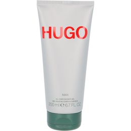 BOSS Herren BOSS Duschgel &raquo;Hugo Man Shower Gel 200 ml&laquo; Abenteuerlicher Duft transparent