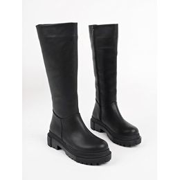 Trendyol Stiefel in Schwarz - 65% | Gr&ouml;&szlig;e 37 | Damen-stiefel