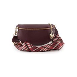 Lia Biassoni Leder-G&uuml;rteltasche "Irpino" in Braun - (B)23 x (H)12 x (T)2 cm - 78% | Damen-koffer-reisegepaeck