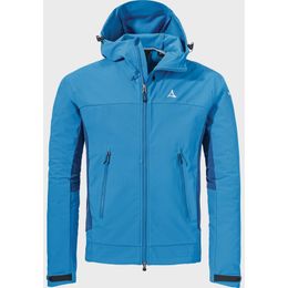 Sch&ouml;ffel Sch&ouml;ffel Herren Outdoorjacke &raquo;Softshell Jk Style Blaueis MNS&laquo; mit Kapuze blau 50