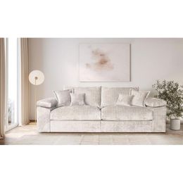 Home Affaire Big-Sofa &raquo;Soft&Cosy XL, B: 246 cm - OTTO. Verl&auml;ssliche Qualit&auml;t.&laquo; Mega-Sofa, Cord oder Chenille-Struktur, mit Federkern & 4 Zierkissen 