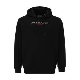 Jack & Jones Plus Jack & Jones Plus Sweatshirt 'JJJORBILLYBURG' Herren Gr&ouml;&szlig;e 5XL karminrot / schwarz / wei&szlig;