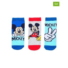Disney Mickey Mouse 3er-Set: Socken "Mickey" in Bunt - 28% | Gr&ouml;&szlig;e 21-24 | Babysocken-strumpfhosen