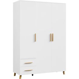 Rauch Dreht&uuml;renschrank &raquo;Kleiderschrank Schrank Garderobe SHINJO Breiten 93/140/187 cm&laquo; in 3 verschiedenen Ausstattungen BASIC/CLASSIC/PREMIUM, Griffe 