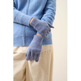 Perfect Cashmere Kaschmir-Handschuhe "Yann" in Hellblau - 36% | Damenhandschuhe