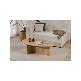 Evila Couchtisch in Hellbraun - (B)120 cm - (H)40 cm - (T)65 cm - 71% | Tische