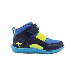 Kangaroos Barfu&szlig;schuhe "K-BFI Peppy EV" in Dunkelblau/ Blau/ Gelb - 37% | Gr&ouml;&szlig;e 24 | Kinder-outdoor-sport-schuhe