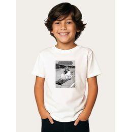 WOOOP Shirt "Skateboard! Magazine Powerplaces" in Wei&szlig; - 67% | Gr&ouml;&szlig;e 92 | Kinder-oberteile