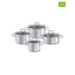 Fissler 8tlg. Set: Edelstahl-Kocht&ouml;pfe "Viseo " - 31% | Kochgeschirr