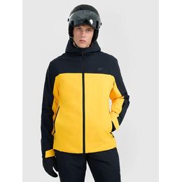 4F Ski-/ Snowboardjacke in Gelb - 64% | Gr&ouml;&szlig;e L | Herren-outdoorjacken