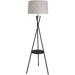 N&auml;ve n&auml;ve Standleuchte "Tora" in Creme/ Braun - (H)158 x &Oslash; 51 cm - 48% | Stehleuchten