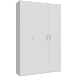 FORTE Kleiderschrank B/H/T 133,2/210,5/42 cm, stehende Montage FSC -zertifizierter Holzwerkstoff