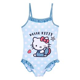 Hello Kitty Badeanzug "Hello Kitty" in Hellblau - 54% | Gr&ouml;&szlig;e 98 | Kinder-bademode