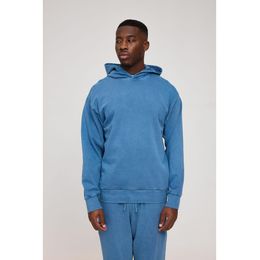 Mazine Hoodie "Natural Dye" in Hellblau - 55% | Gr&ouml;&szlig;e L | Herren-sweatshirts-jacken