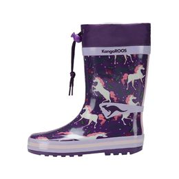 Kangaroos Barfu&szlig;schuhe "Summerrain" in Lila - 43% | Gr&ouml;&szlig;e 24 | Babygummistiefel