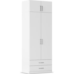 Rauch Kleiderschrank &raquo;Schrank Garderobe W&auml;scheschrank GAMMA in 4 Breiten 91-226 cm&laquo; 3 verschiedene Ausstattungen BASIC/CLASSIC/PREMIUM (inkl. SOFT-