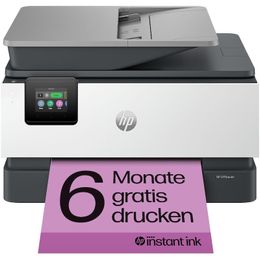 HP Multifunktionsdrucker &raquo;OfficeJet Pro 9120e&laquo; 6 Monate gratis Drucken mit HP Instant Ink inklusive grau 6 Monate gratis drucken mit HP Instant Ink. 