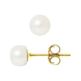 Pearline Perlen-Ohrstecker in Wei&szlig; - 80% | Schmuck