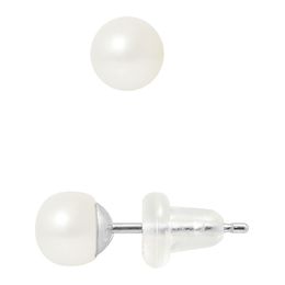 Pearline Perlen-Ohrstecker in Wei&szlig; - 78% | Schmuck