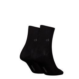 Calvin Klein Jeans Herren Socken &raquo;CK WOMEN SHORT SOCK 2P ROLL TOP&laquo; 2 Paar schwarz 39-42