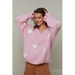 Jos&eacute;fine Pullover "Kecel" in Rosa - 77% | Gr&ouml;&szlig;e L | Damen-pullover-cardigans
