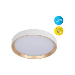 N&auml;ve n&auml;ve LED Deckenleuchte "Rio" in Wei&szlig;/ Gold - EEK B (A bis G) - 56% | Haengeleuchten-deckenleuchten
