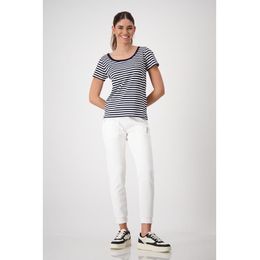 monari Shirt in Dunkelblau/ Wei&szlig; - 70% | Gr&ouml;&szlig;e 34 | Damen-tops