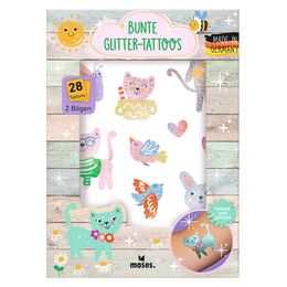 moses. Glitter-Tattoo-Set in Bunt - ab 6 Jahren - 13% | Schulzubehoer