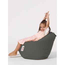 Evila Kinder-Sitzsack in Grau - (B)60 x (H)25 x (T)60 cm - 72% | Kinderstuele