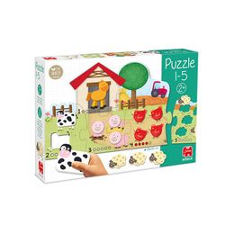 Jumbo 15tlg. Puzzle "1-5" in Bunt - ab 2 Jahren - 35% | Gesellschaftsspiele