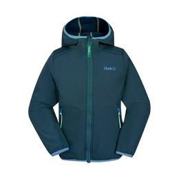 Peek U Softshelljacke ''Koa'' in Petrol - 53% | Gr&ouml;&szlig;e 140 | Kinder-outdoor-jacken